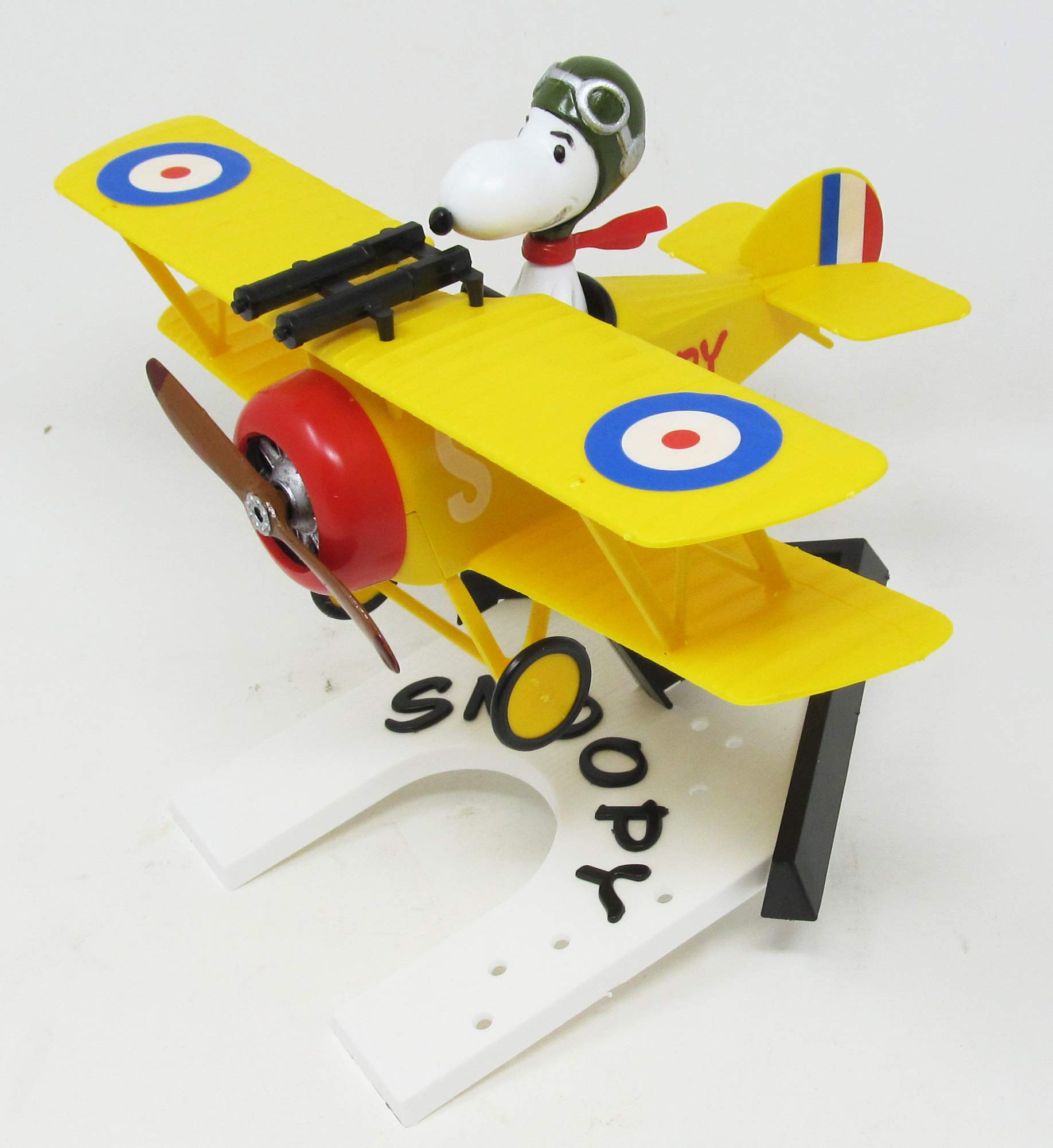Atlantis Peanuts Snoopy and Sopwith Camel Aircraft Snap Model Kit | Snoopy Toys