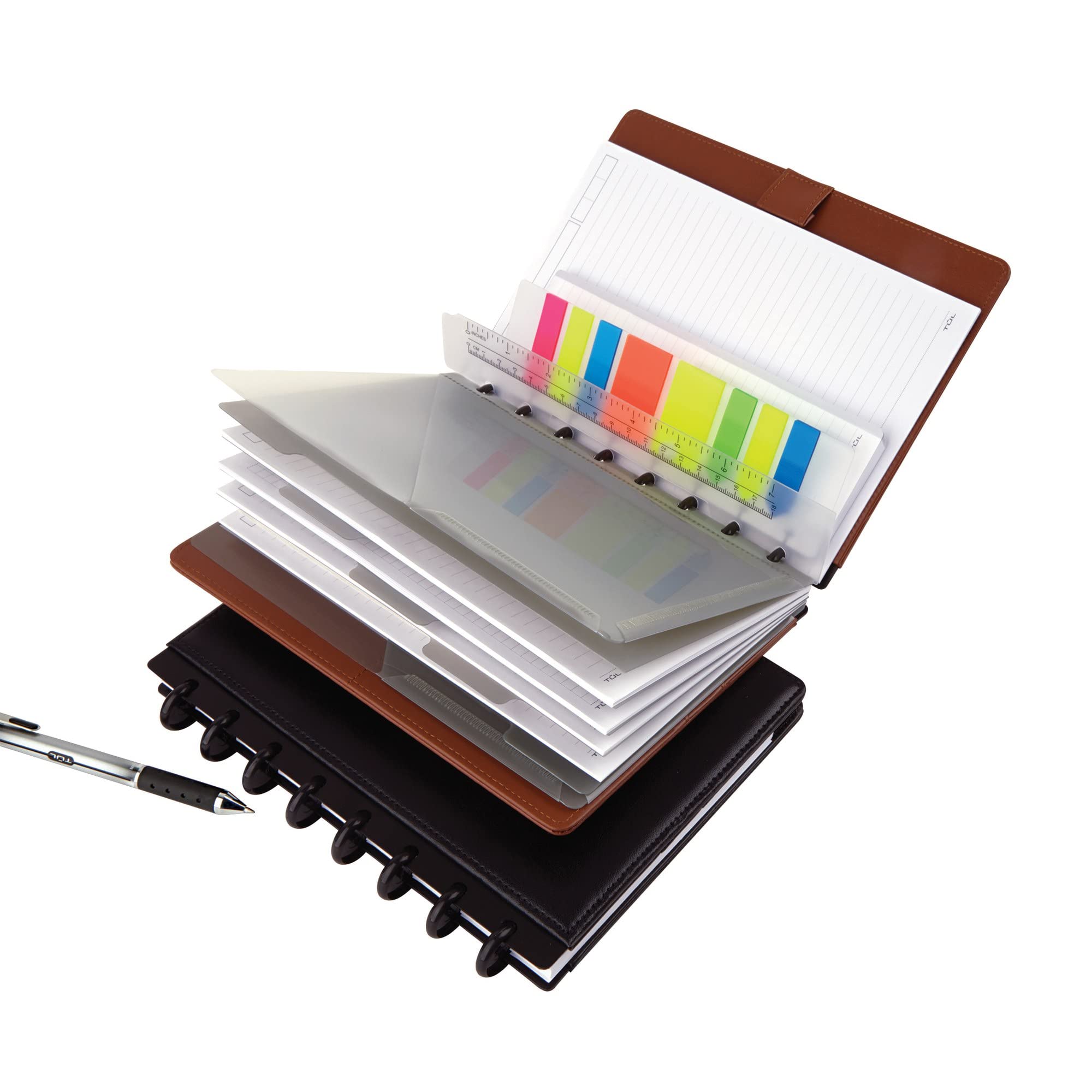 TUL Custom Note-Taking System Discbound Refill Pages, 5.5" x 8.5" Junior Size, Narrow Ruled, 100 Pages (50 Sheets) White