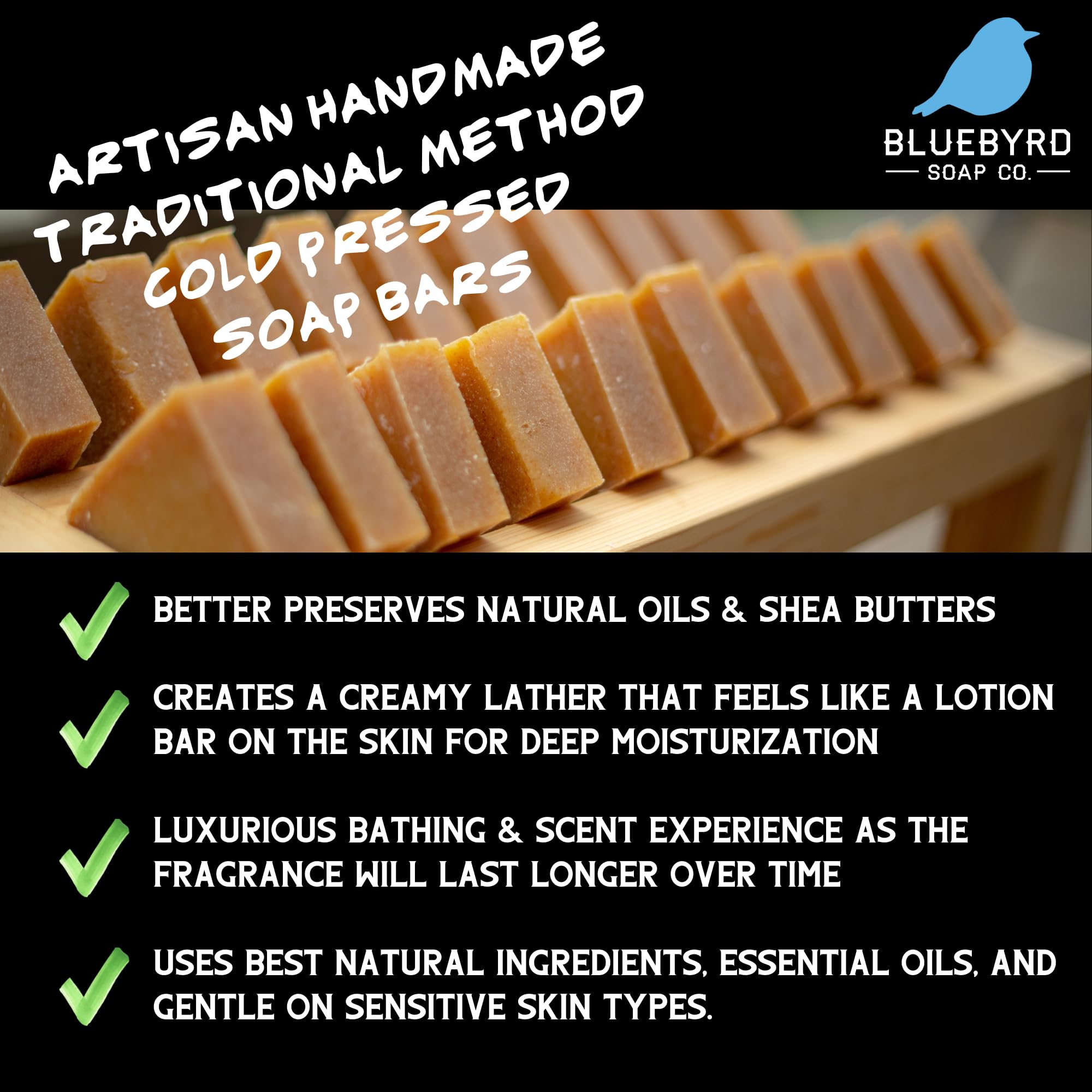 BLUEBYRD Soap Co. Mad Hops Citrus IPA Beer Soap Bar| Vegan Handcrafted High Lathering Beer Soap For Men | Beer Lovers All Natural Soap with Real Exfoliating Oats| Acne Soap Bar made with Beer Hops, Oatmeal, and Orange Essential Oils (BEER)