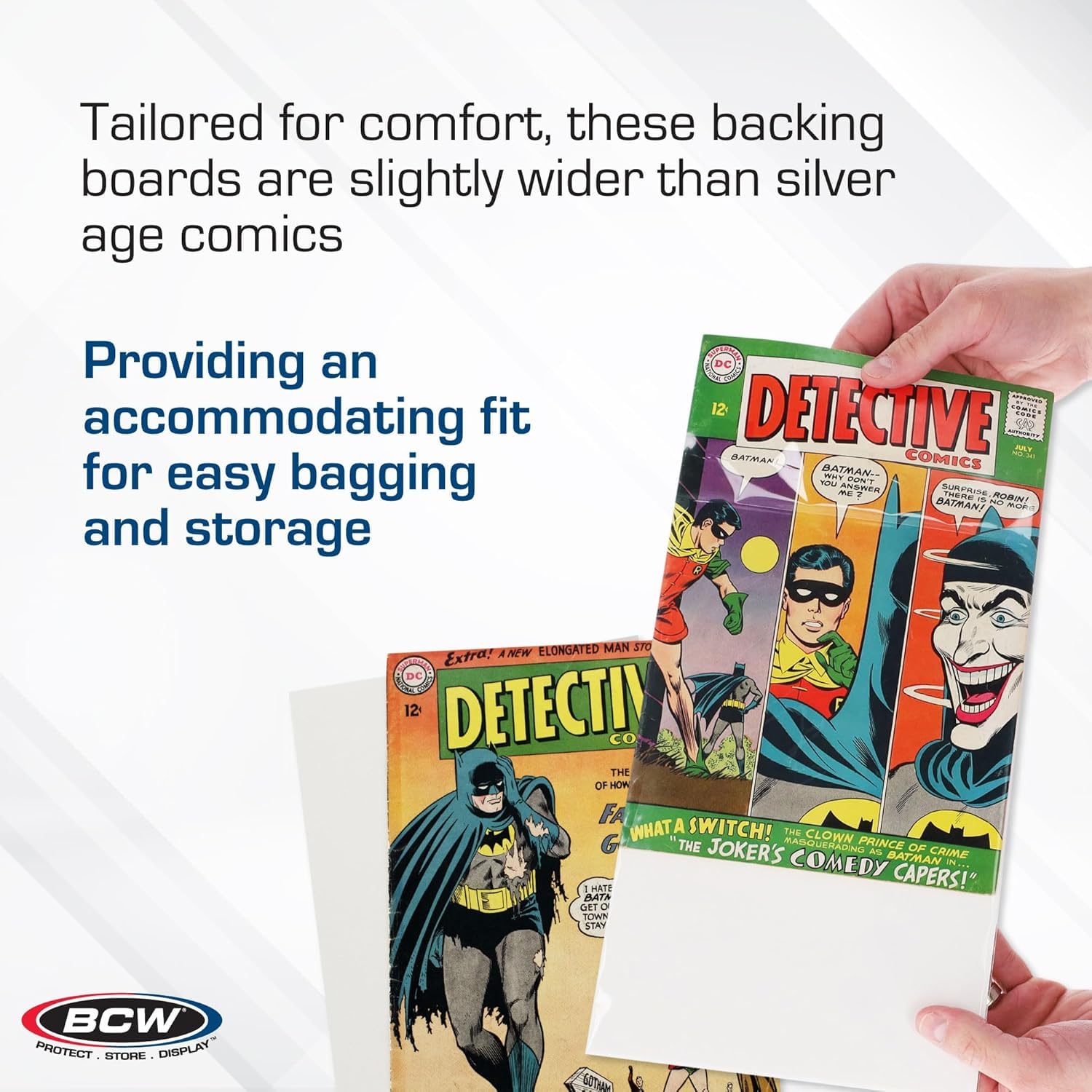 BCW Silver Age Comic Book Backing Boards - 100 ct