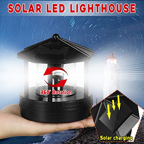 Smoke Towers Led Durable Garden Rotatable Outdoor Solar Light Decorative