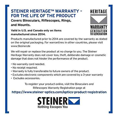 Steiner Military-Marine Series Binoculars, Lightweight Tactical Precision Optics for Any Situation, Waterproof, Green, 8x30