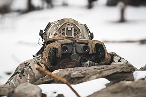 Steiner Military-Marine Series Binoculars, Lightweight Tactical Precision Optics for Any Situation, Waterproof, Green, 8x30