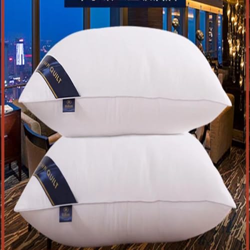 Five-Star Hotel Pillow Core Feather Down Home Cervical Pillow Single Hotel Health Care Neck Pillow