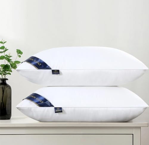 Five-Star Hotel Pillow Core Feather Down Home Cervical Pillow Single Hotel Health Care Neck Pillow