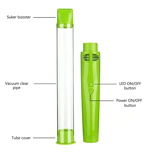 TAISHAN Handheld Vacuum Bug Insect Traps Spider Catcher Eco-Friendly Catch with LED Flashlight Catcher with USB Recharger Household Catch Insect Sucking Electronic Catcher,Pest,Beetle Roach