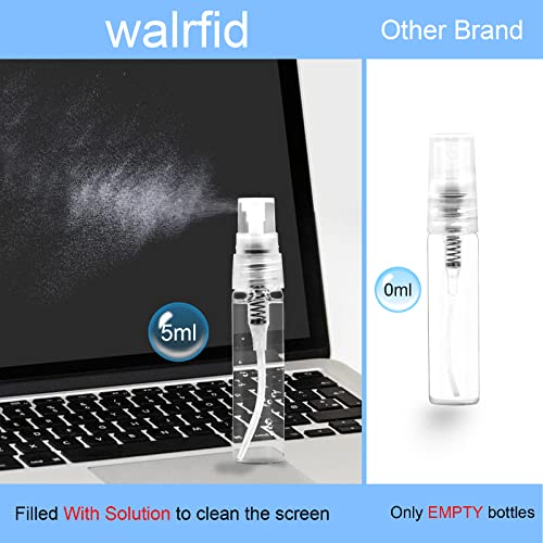 Laptop Screen Keyboard Earbud Cleaner Kit for Airpods Pro MacBook iPad iPhone iPod, walrfid Touchscreen Airpod Cleaning Pen Brush Tool Key Remover for PC Monitor TV Phone Computer Headphone - Blue