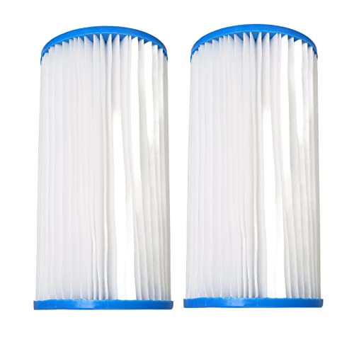 RvSky Garden kit 2Pcs Pool Filter Cartridge Filter Replacement for Hot Tubs Spas Children's Swimming Pool