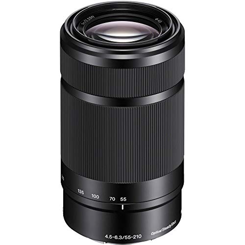 Sony Alpha a6000 Mirrorless Camera with 16-50mm and 55-210mm Lenses ILCE6000Y/B with Soft Bag, 64GB Memory Card, Card Reader, Plus Essential Accessories
