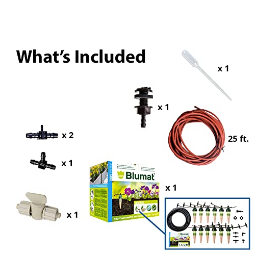 Blumat TROPF Medium Deluxe Irrigation Kit (12 Pack), Water Up to 12 Plants | Automatic Watering System | Garden, Patio, Hanging Baskets, Raised Bed, Greenhouse | Sustainable Outdoor System