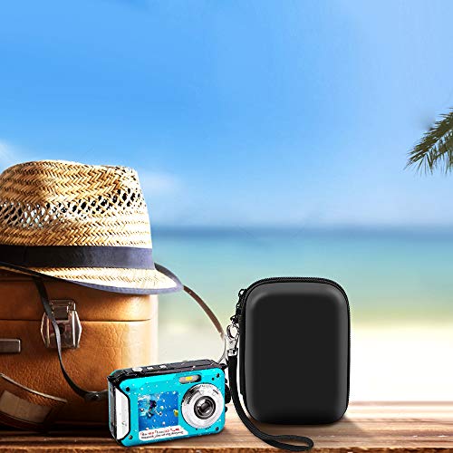 Digital Camera Case Compatible with YISENCE/ for AbergBest 21 Mega Pixels 2.7" LCD Rechargeable HD/ for Canon PowerShot ELPH 180 190/ for Sony DSCW800 DSCW830 Digital Camera with SD Card and Cable