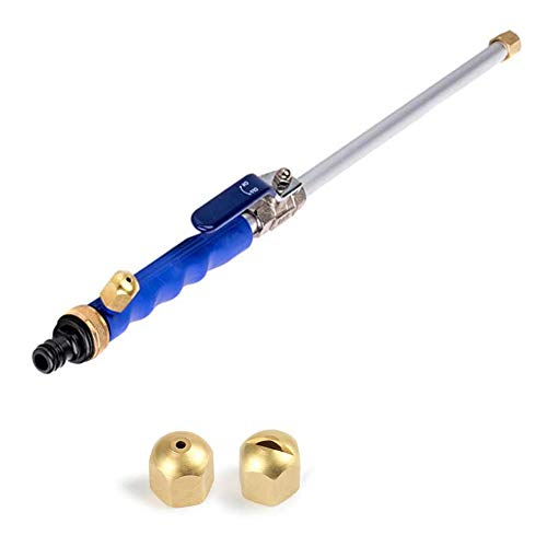 KJHSDF 2-in-1 High Pressure Power Washer,Power Washer Wand Deep Jet Extendable High Pressure Nozzle, Flexible Glass Cleaning Tool, Auto Watering Sprayer, Window Washing Gun