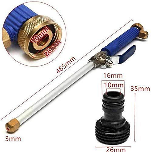 KJHSDF 2-in-1 High Pressure Power Washer,Power Washer Wand Deep Jet Extendable High Pressure Nozzle, Flexible Glass Cleaning Tool, Auto Watering Sprayer, Window Washing Gun