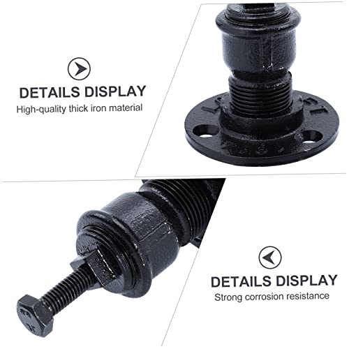 BETOOKY 2pcs Stair Bracket Staircase Brackets Handrail Holder Rail Support Bracket Wall Rail Bracket Railing Holder L Brackets for Shelves Handrail Bracket Metal Accessories Iron