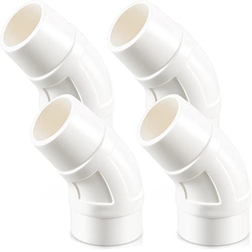 Fabbay 4 Pieces 45 Degree Elbow Replacement Compatible with Zodiac Baracuda Pool Cleaner G3, G2, Ranger, Wahoo, 1500 Adapter