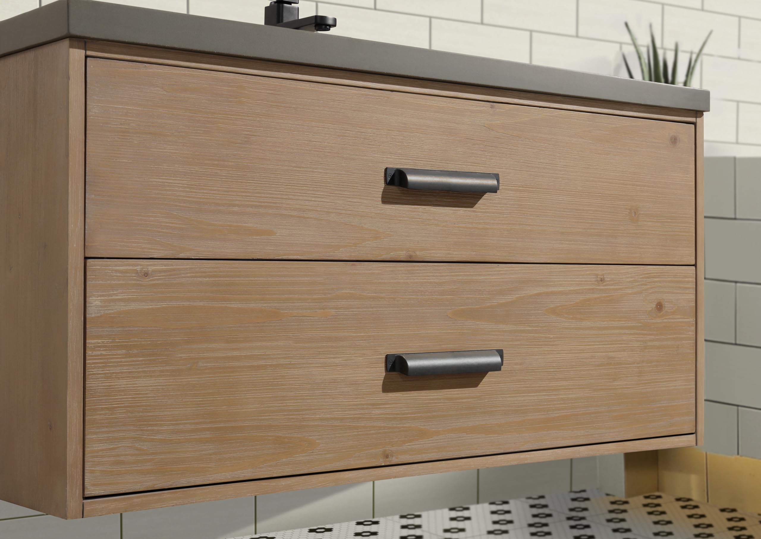 Ari Kitchen & Bath Kane 42" Bathroom Vanity Weathered Fir
