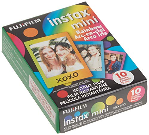Fujifilm Instax Mini Rainbow Film - 10 Exposures
