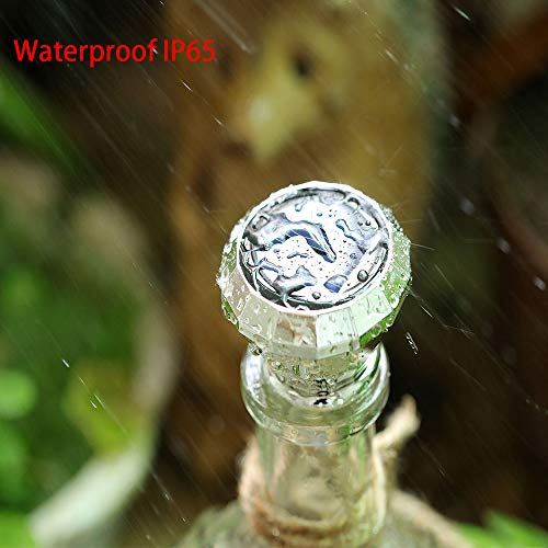 Solar Wine Bottle Lights,Diamond Wine Cork Lights 12 Pack 20LED Solar Powered Decorations Indoor/Outdoor Garden Mini String Lights for DIY/Decor/Party/Wedding/Christmas/Halloween-Mixed Packaging