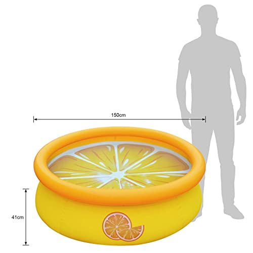Youniya Inflatable Pool for Kids-Inflatable Wading Pool for Kiddie Easy Setup and Storage Kids Pool,Outdoor,Garden,Pools for Backyard(59.1DIAX16.1H) (Bee Spray Pool)