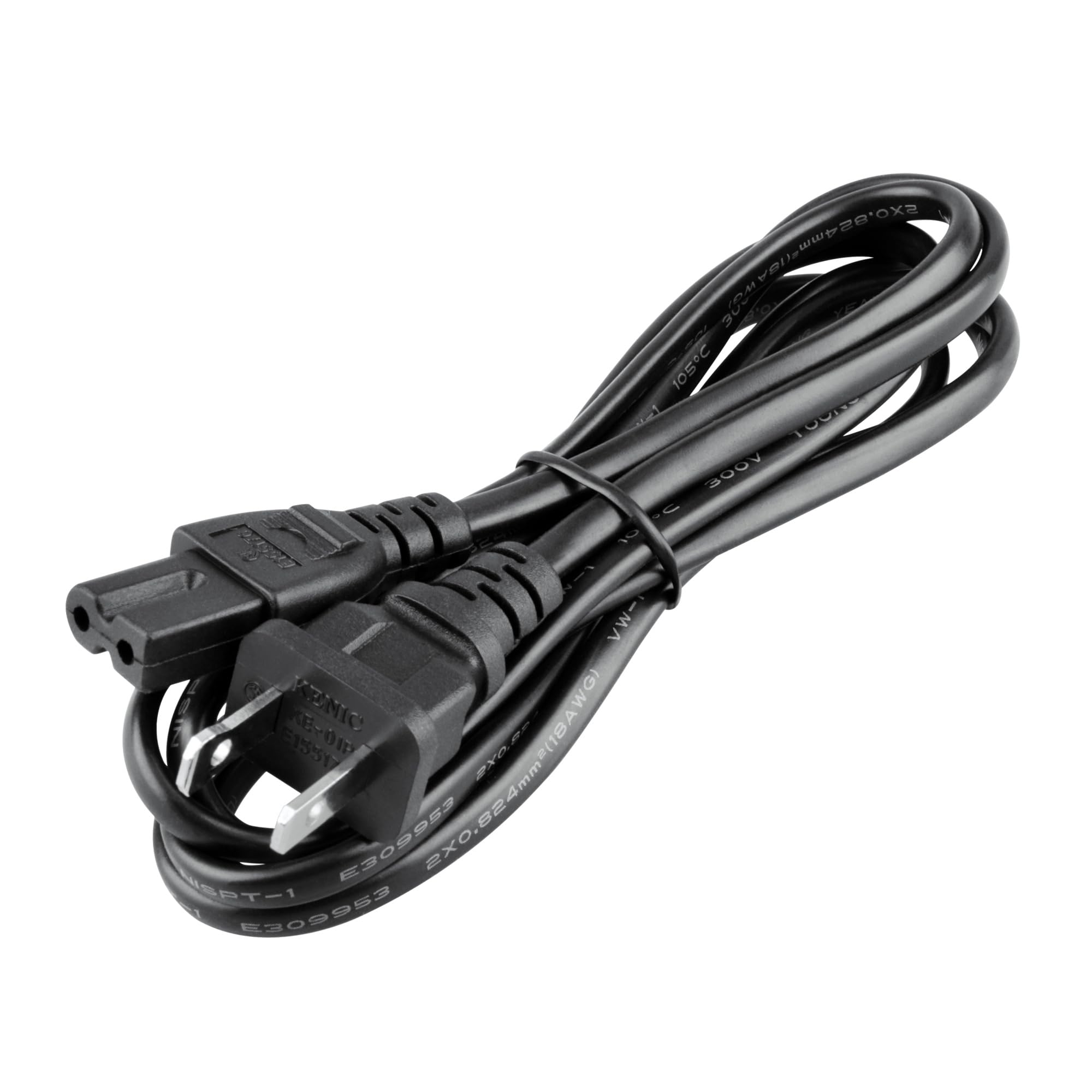 Dysead 6ft AC Power Cord Cable Lead Compatible with Sony ZS-RS60BT CD Boombox