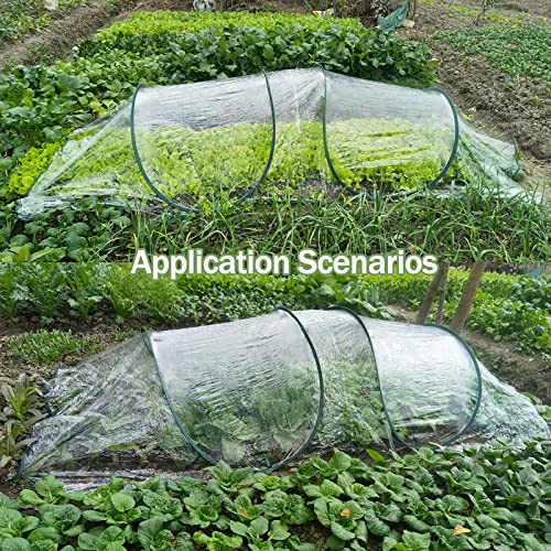 9ft Pop-up Low Tunnel Greenhouse β Quick Setup Garden Warm House for Spring Vegetables, Grow Tent Protecting Plant from Cold Frost