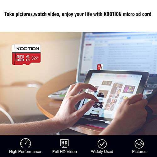 KOOTION 5 X 32GB Micro SD Card Class 10 Micro SDHC Card 32GB TF Card High-Speed Micro SD Cards 5 Pack Memory Card UHS-1, C10, U1