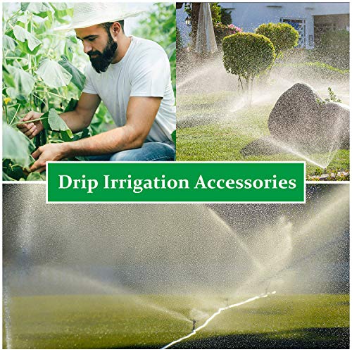 150 Pieces Drip Irrigation Plug irrigation goof plug 1/4 1/2 Drip Irrigation Tube End Closure Hole Plugs for Home Garden Pipe Supplies