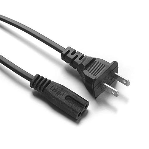 J-ZMQER 5ft AC Power Cord Cable Compatible with Sony KDL-46NX700 KDL-46NX800 KDL-48W650D 2-Prong
