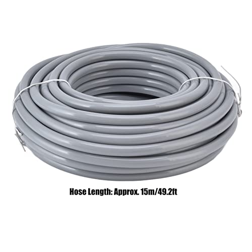 Emoshayoga Garden Sprayer Pipe Set, Humidification 15m/49.2ft Professional Garden Hose Set Low Pressure Cooling Atomization for Outdoor