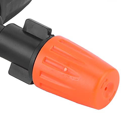 Misting Nozzle, Misting Spray Nozzle Good Sealing Performance Light Weight Fall‑Proof Easy to Install ABS for Lawns for Terraces for Agriculture for Gardens