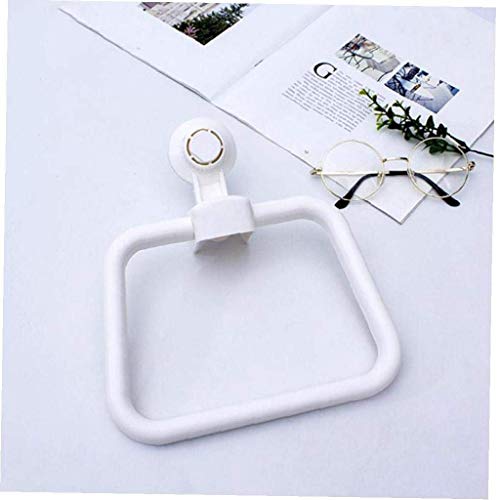 AFLHYJK Towel Rack- BathroomTowel Holder Bath Hand Towel Rings Circle Towel Holders Door Hanger Towels Rack Heavy Duty Wall Mount Brushed Finished