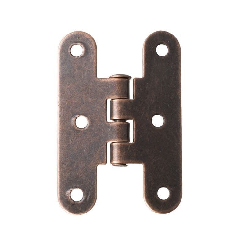 MEZUMI Antique Wooden Box Hinge Metal Furniture Hinge Box Cabinet Jewelry Box Invisible Hinge Hardware