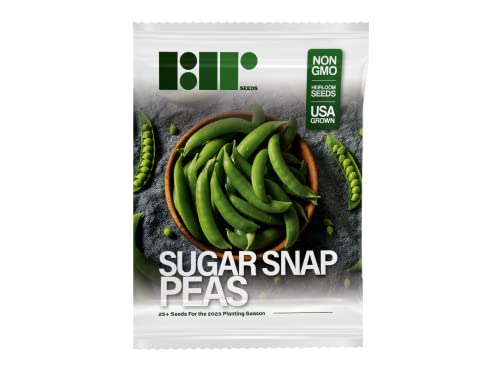 Sugar Snap Pea Seeds for Planting - Pisum Sativum - Heirloom Non-GMO Vegetable Seeds for Planting a Home Garden by RDR Seeds