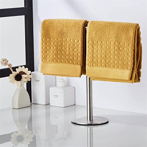 n/a Bath Hand Towel Holder Standing Matte Black T-Shape Towel Bar Rack Stand Tower Bar Bathroom Kitchen Vanity Countertop (Color : D, Size : 27X30CM)