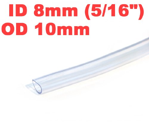 ID 5/16" / OD 3/8" 3 Ft 1 Meter PVC Clear Hose Tubing Aquarium Air Tube Pond Garden Water Delivery