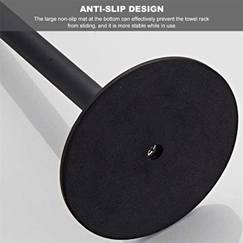 n/a Bath Hand Towel Holder Standing Matte Black T-Shape Towel Bar Rack Stand Tower Bar Bathroom Kitchen Vanity Countertop (Color : D, Size : 27X30CM)