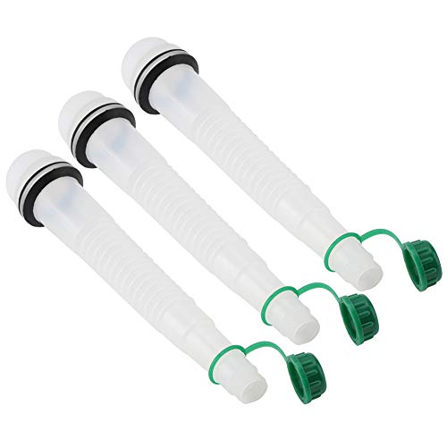 3 Sets of Replacement Gas Can Fuel Spout Cap Kit Garden Industrial Machinery Refuel Tool(1L)