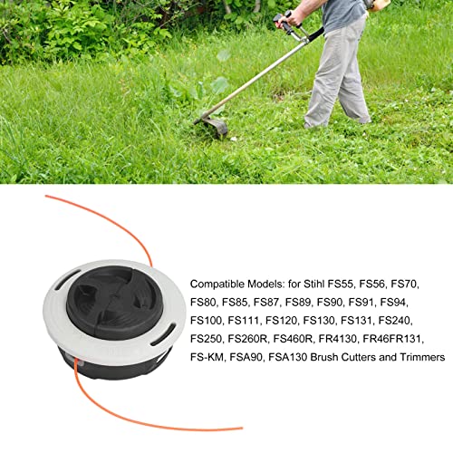 C26‑2 Trimmer Head Replacement for FS55 FS56 Trimmer Weedeater Garden Tools Accessory 4002-710-2169,Trimmer Head for FS55 Weedeater,Trimmer Head Replacement Trimmer Accessory