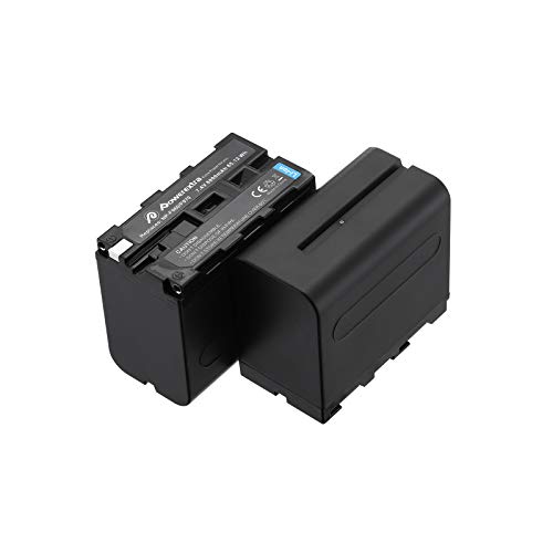Powerextra 2 Pack Replacement Sony NP-F970 Battery Compatible with Sony DCR-VX2100, DSR-PD150, DSR-PD170, FDR-AX1, HDR-AX2000, HDR-FX1, HDR-FX7, HDR-FX1000, HVL-LBPB, HVR-HD1000U, HVR-V1U, HVR-Z1P