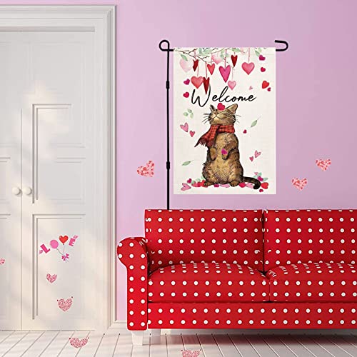 Valentine Day Garden Flag Outdoor Decorations for Seasonal Home Yard Spring…