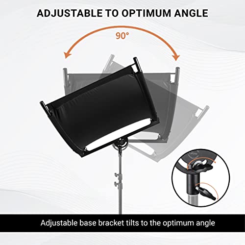 Glow ArcLight II Curved Light Reflector Kit, a Portable Photography Reflector for Studio, Photo, Video, Portrait with White Light Reflector, Gold Light Reflector, Silver White Reflector and Carry Bag