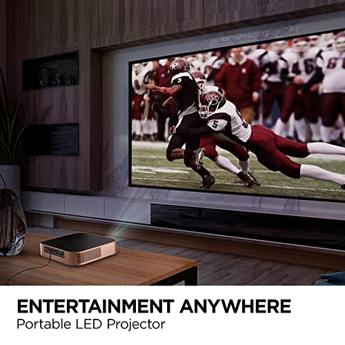 ViewSonic M2w WXGA Portable Projector with 1700 LED Lumens, H/V Keystone, Auto Focus, Harman Kardon Bluetooth Speakers, Wi-Fi Enabled, HDMI, USB C, Stream Netflix with Dongle
