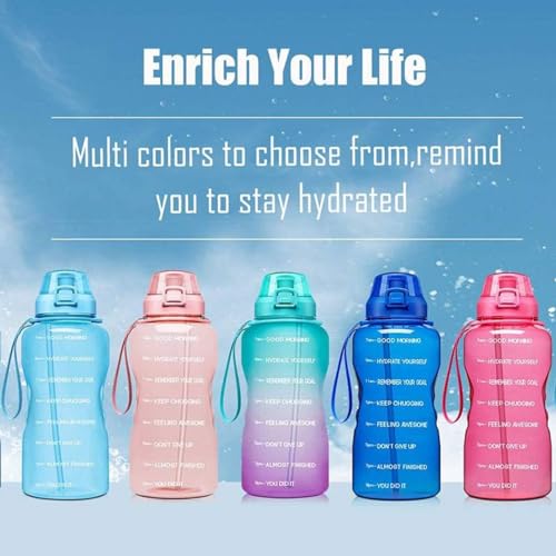 MeyeLo tritan cross-border water bottle sports cup in stock wholesale large capacity gradient direct drink portable rope holding outdoor kettle