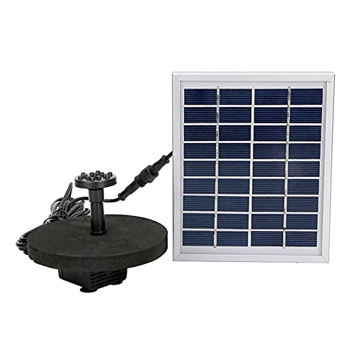 ZPSHYD Solar Fountain PUM, 9V 2.0W Solar Fountain Outdoor Landscape Floating Fountain Pump Kit for Pools Garden Decoration