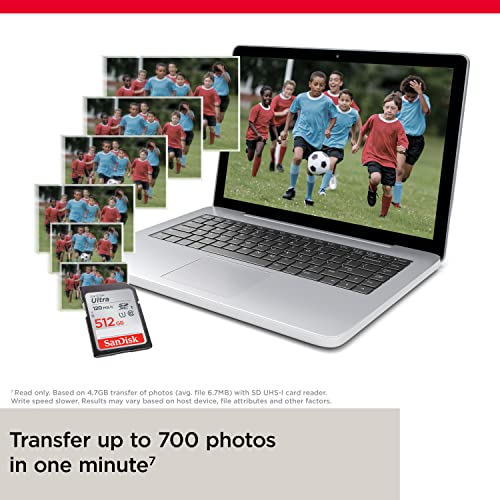 SanDisk 256GB Ultra SDXC UHS-I Memory Card - 120MB/s, C10, U1, Full HD, SD Card - SDSDUN4-256G-GN6IN