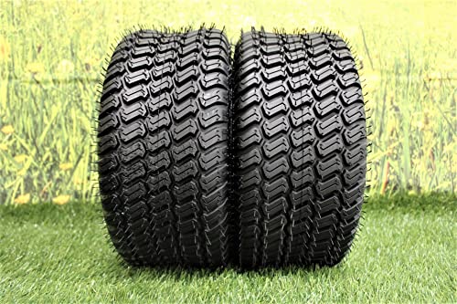 Set of 2 - 16X6.50-8 4 Ply Turf Tires for Lawn & Garden Mower 16x6.5-8