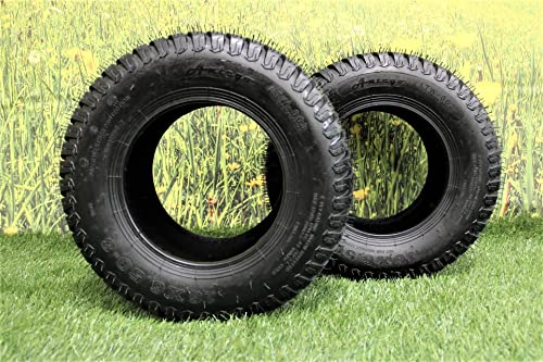 Set of 2 - 16X6.50-8 4 Ply Turf Tires for Lawn & Garden Mower 16x6.5-8