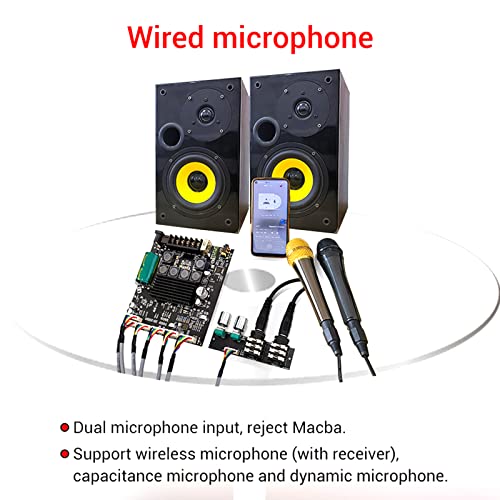 Bluetooth-compatible 5.1 Power Amplifier Board AUX Speaker 2.1CH Stereo- Home Music Wireless Modules Home Theater System Bluetooth-compatible Surround Sound Speaker Wireless