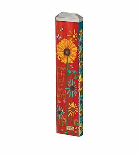 Studio M Be Kind 13" Mini Art Pole Small Decorative Indoor/Outdoor Garden Post, Great Gift, Stake Included for Easy Installation, No Digging Necessary - Made in The USA
