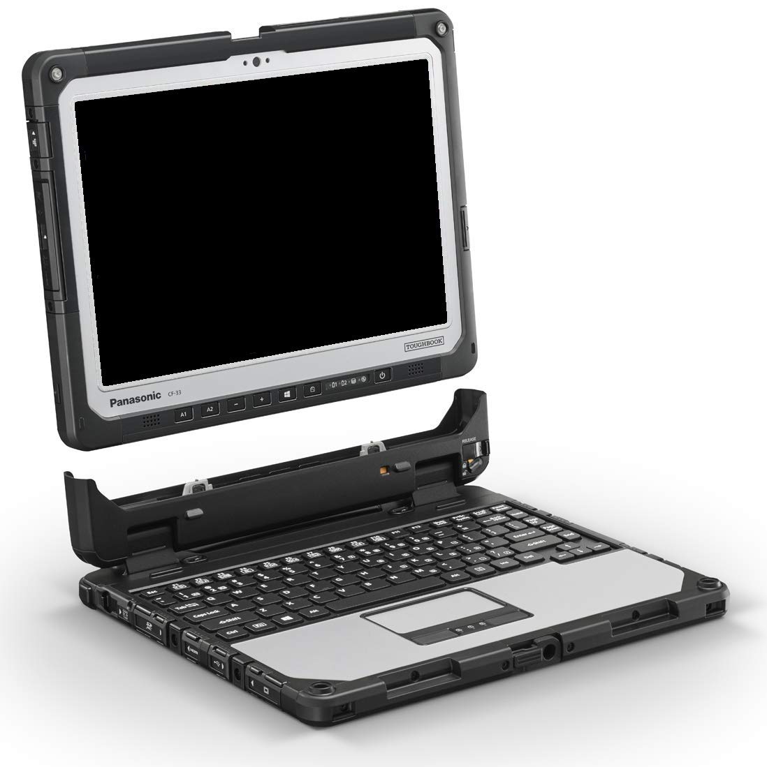 Panasonic Toughbook CF 33 with Core i5 2.6 Ghz Infrared Webcam 256 GB SSD 8 GB, Windows 10 Pro, Rugged Laptop, 12 inch Touch Screen - 3 Year Warranty